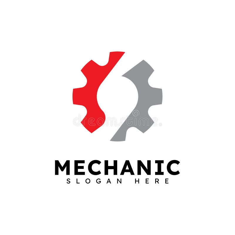 Mechanical Gear Logo Template Vector Element Stock Vector ...