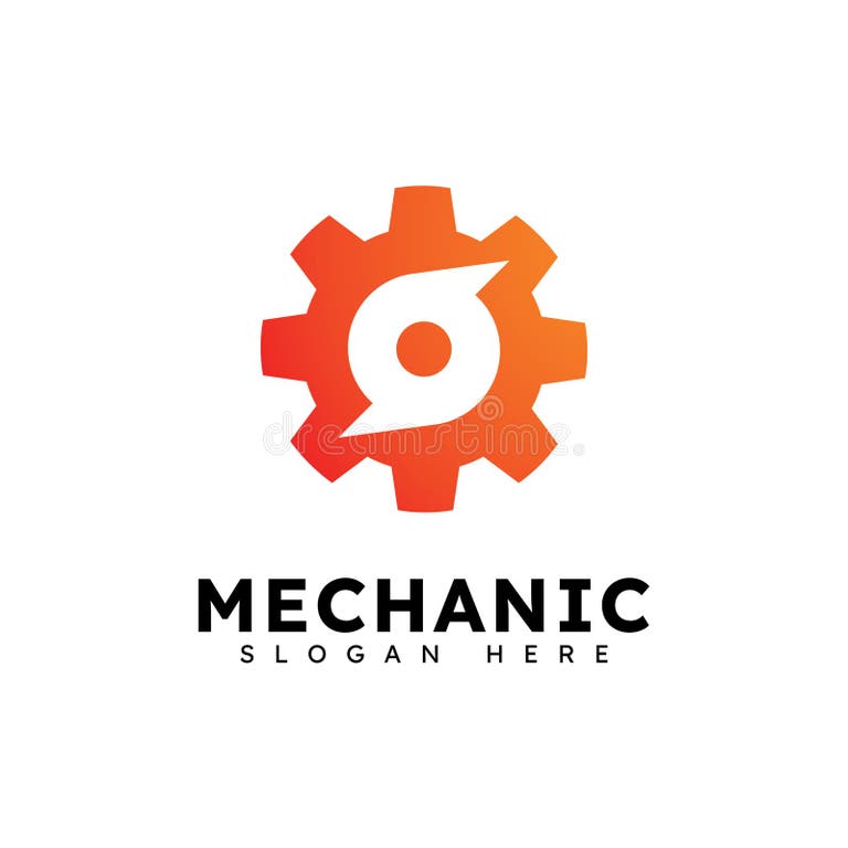 Mechanical Gear Logo Template Vector Element Stock Vector ...