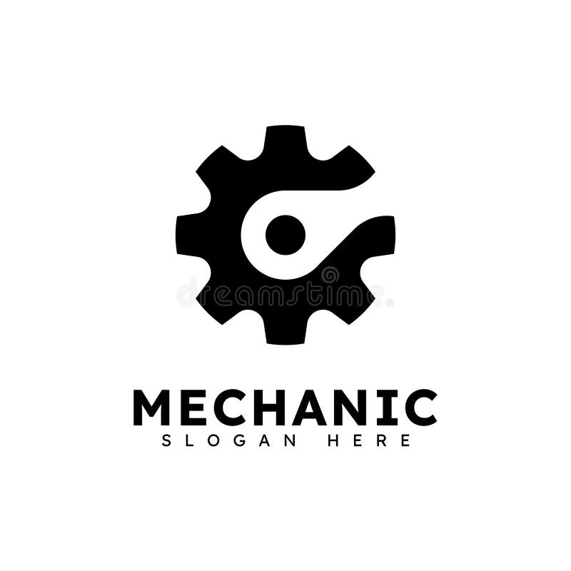 Mechanical Gear Logo Template Vector Element Stock Vector ...