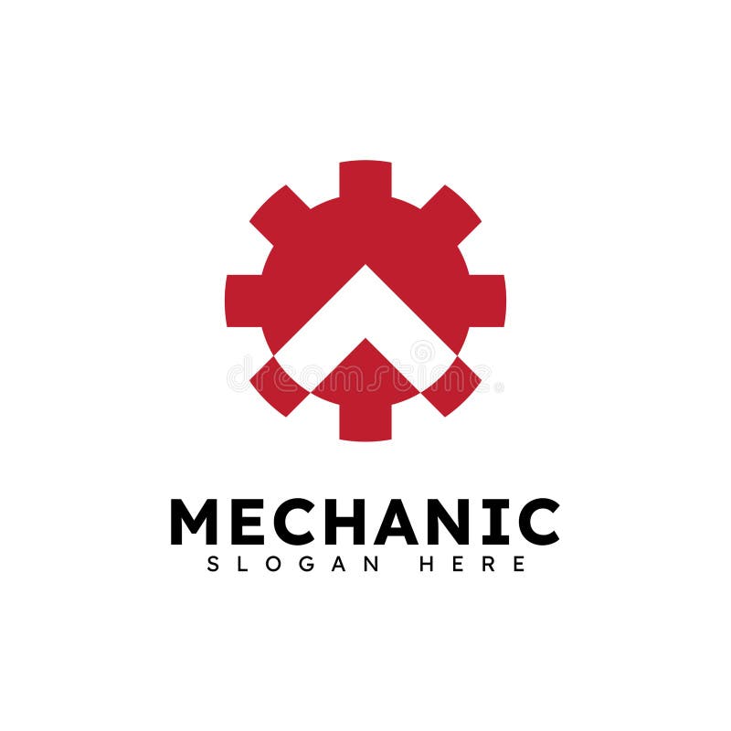 Mechanical Gear Logo Template Vector Element Stock Vector ...
