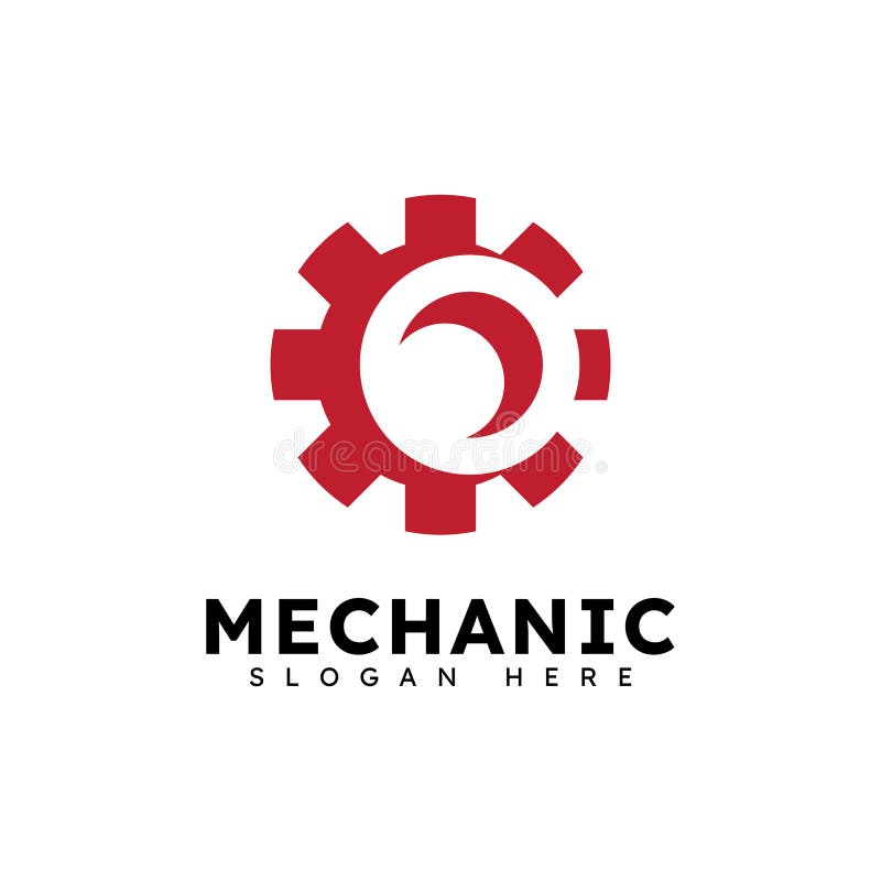 Mechanical Gear Logo Template Vector Element Stock Vector ...