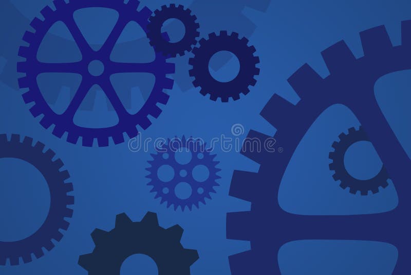 Blue industry background stock vector. Illustration of factory - 8809318