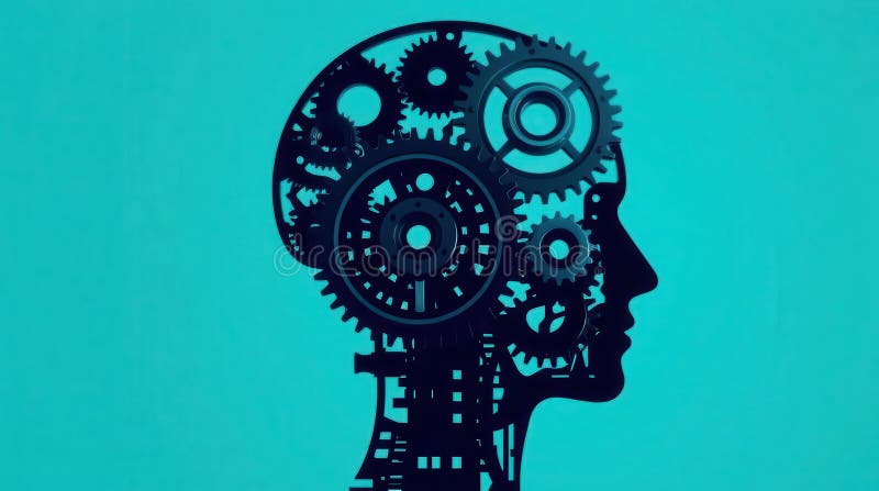 Mechanical Gears Representing the Intricate Design of the Human Mind ...