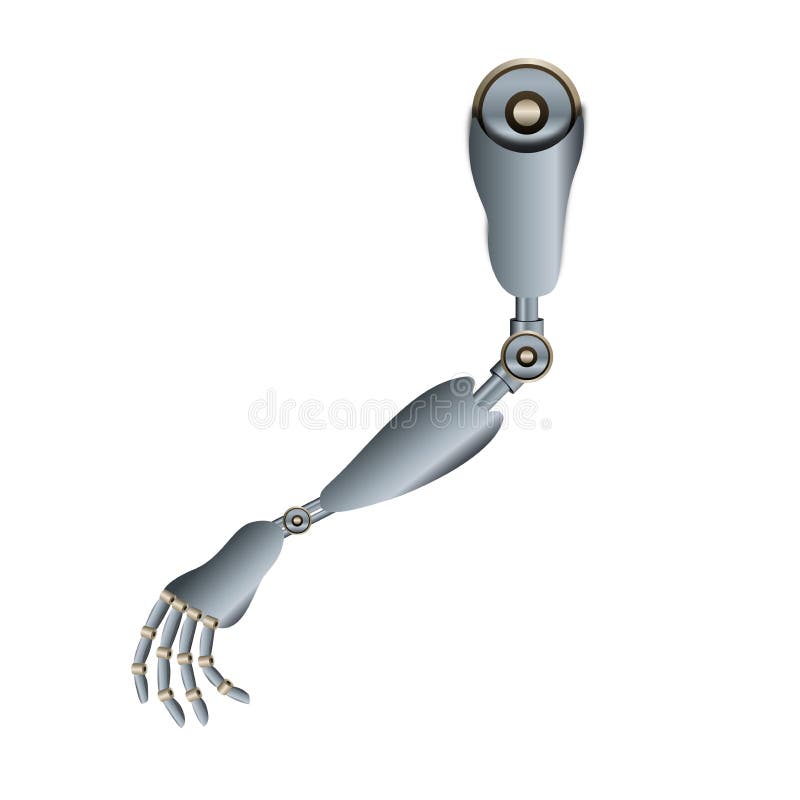 Mechanical hand prosthesis stock vector. Illustration of prosthetic ...