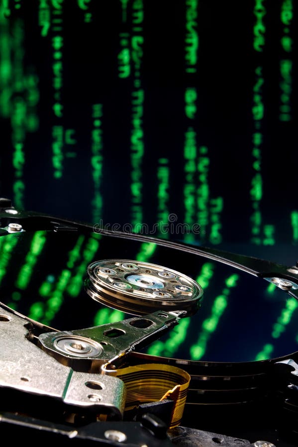 Mechanical Hard Disk Drive HDD Stock Photo - Image of concept ...