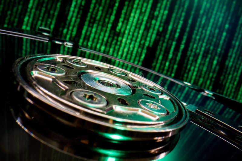 Mechanical Hard Disk Drive HDD Stock Image - Image of abstract ...