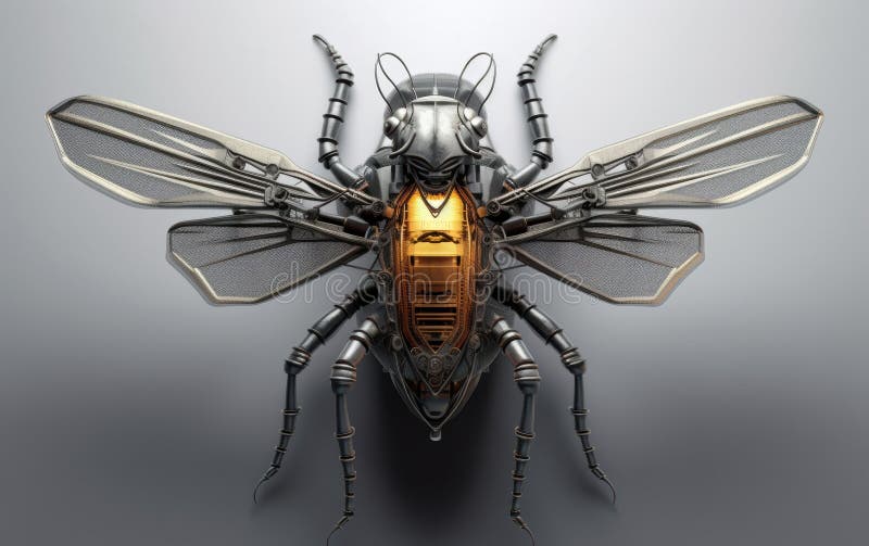 Mechanical Insect Created Generative Artificial Intelligence Stock ...