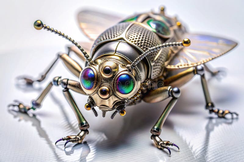 Mechanical Insect. Robot Insect Stock Illustration - Illustration of ...