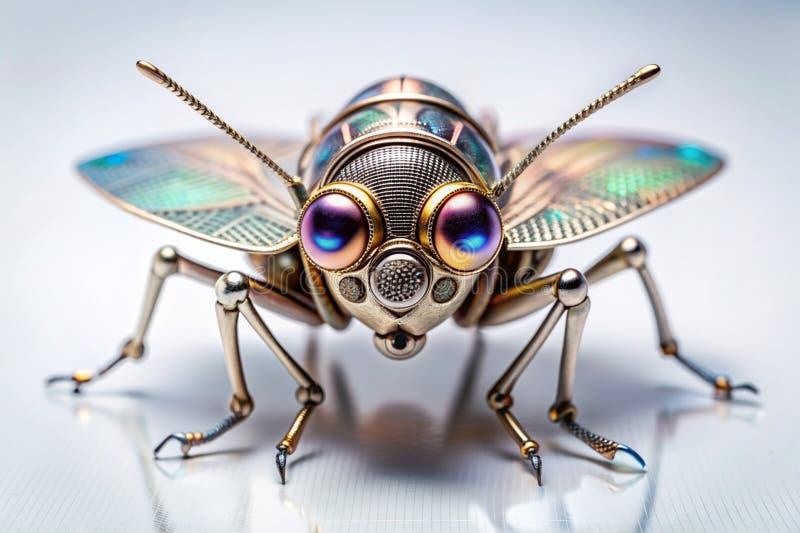 Mechanical Insect. Robot Insect Stock Illustration - Illustration of ...