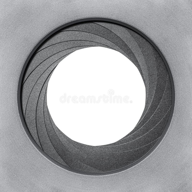 Mechanical Iris of a Camera Lens is the Opening Mechanism that Controls ...