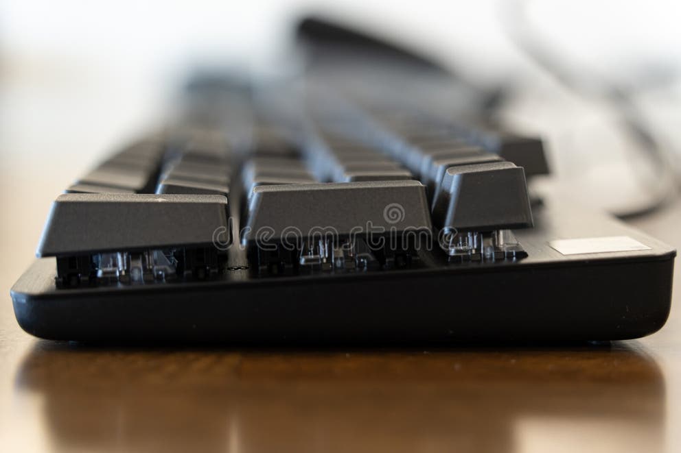 Mechanical Keyboard at Officre Used To Work with Computer Stock Image ...