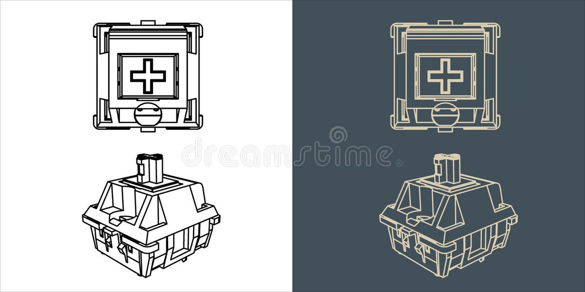 Mechanical Keyboard Isometric Stock Illustrations – 63 Mechanical ...