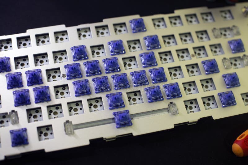 Mechanical keyboard stock image. Image of components - 242486665