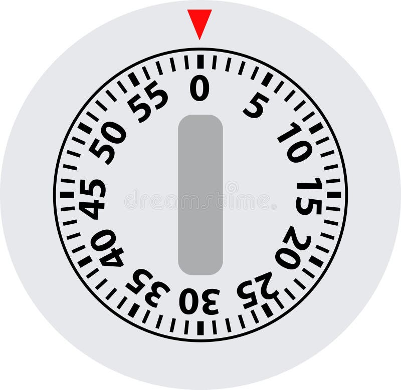 Mechanical Kitchen Timer Icon. Kitchen Timer Sign. Flat Style Stock ...