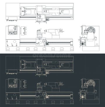 Lathe Blueprints Stock Illustrations – 111 Lathe Blueprints Stock ...