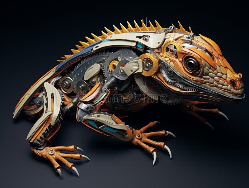 Mecanical Lizard Stock Illustrations – 1 Mecanical Lizard Stock ...