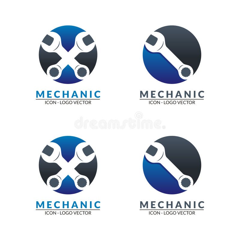 Mechanical Logo and Icons Vector Stock Vector - Illustration of ...