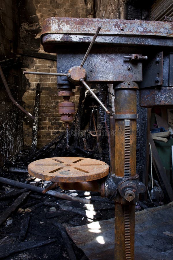 Mechanical Machine with Rust Stock Photo - Image of rusty, blue: 42454382