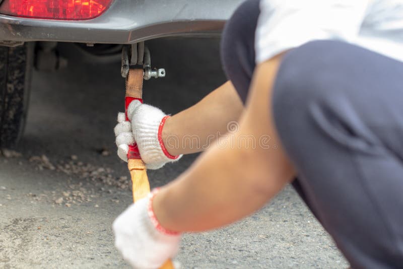 Mechanical Man Jointrope String at the Car To Pull Back To Garage for ...