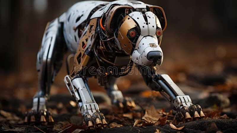 Mechanical Marvel: the Robotic Dog Companion Stock Photo - Image of ...