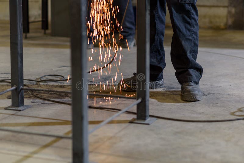 Mechanical Metal Worker in Workshop Stock Photo - Image of person ...