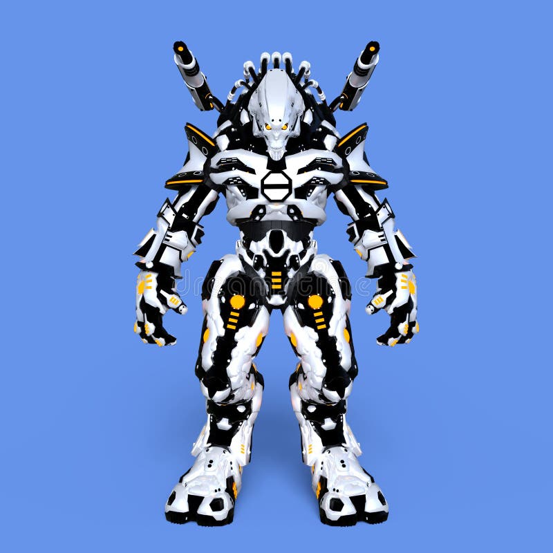 Mechanical monster stock image. Image of machine, weapon - 74784489