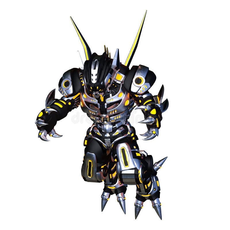 Mechanical monster stock image. Image of technology, monster - 74784497