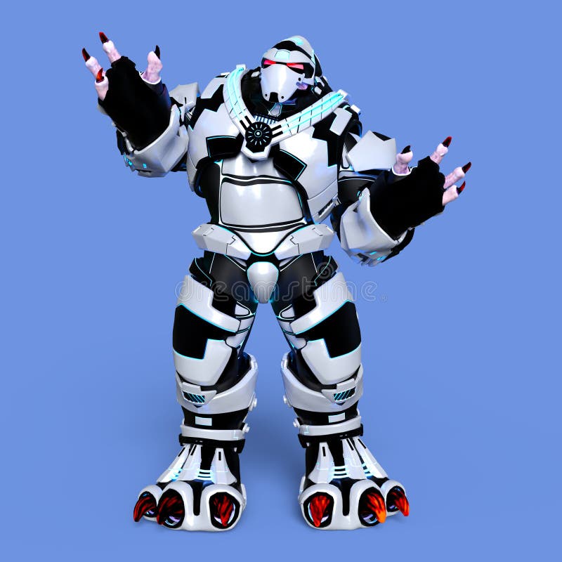 Mechanical monster stock illustration. Illustration of game - 75110814