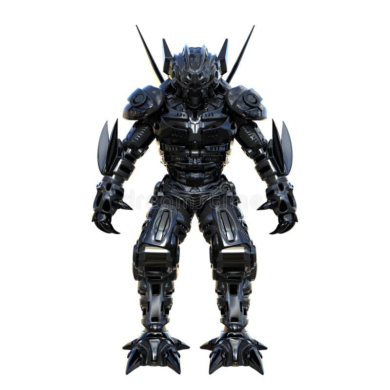 Mechanical monster stock illustration. Illustration of technology ...