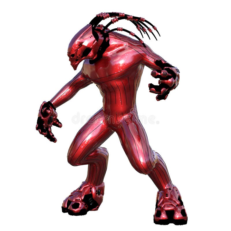 Mechanical monster stock illustration. Illustration of technology ...