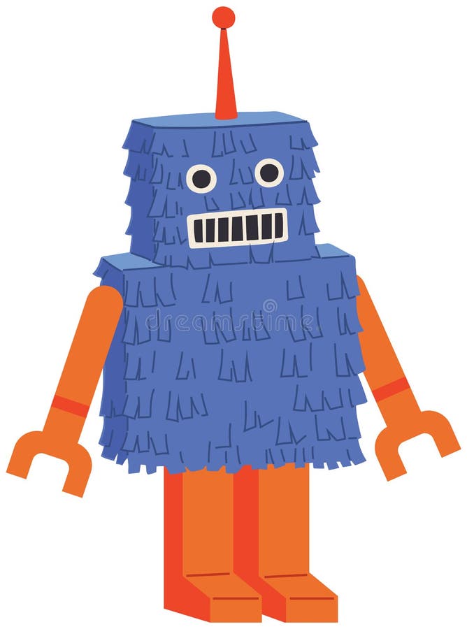 Mechanical Monster, Robotic Computer Machine. Creative Invention, Cute ...