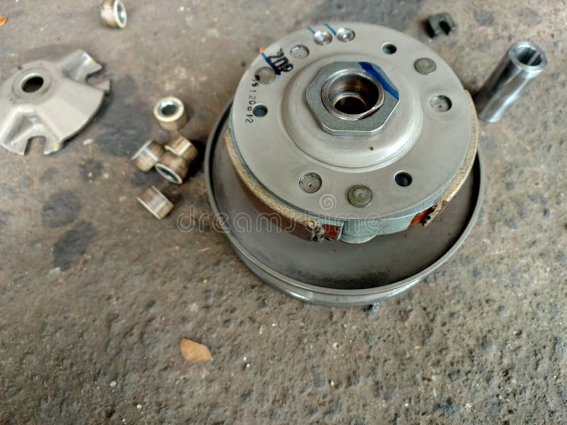 Mechanical Motor Circle Component Part of the CVT Drive Stock Image ...