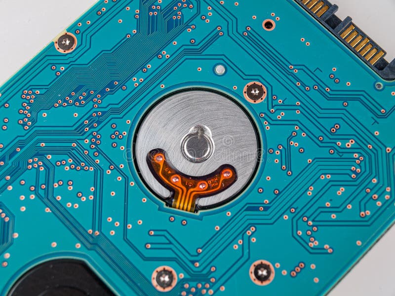 Mechanical Movable Hard Disk, with Magnetic Head in Disassembled State ...