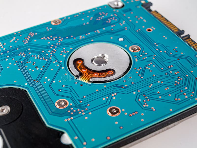 Mechanical Movable Hard Disk, with Magnetic Head in Disassembled State ...