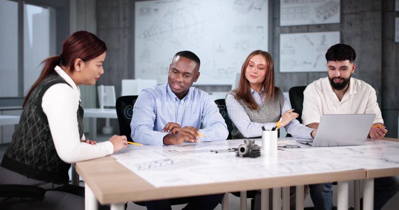Mechanical Part Design Blueprint Stock Photo - Image of engineer ...