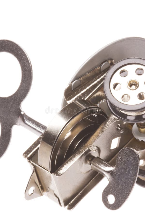 Mechanical Part Macro Isolated Stock Image - Image of moving, engine ...