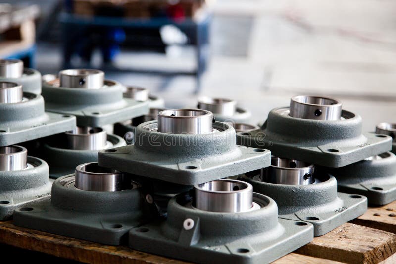 Mechanical parts stock image. Image of plant, pipelines - 13918589