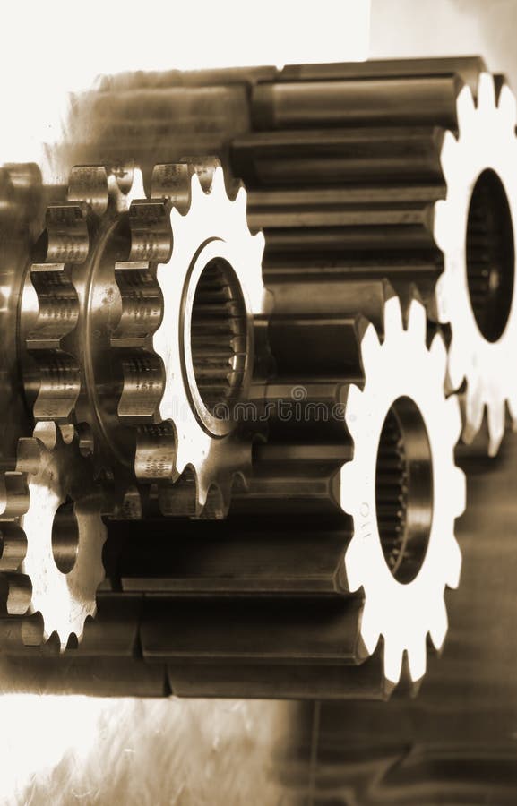 Mechanical parts idea stock photo. Image of three, gears - 796260