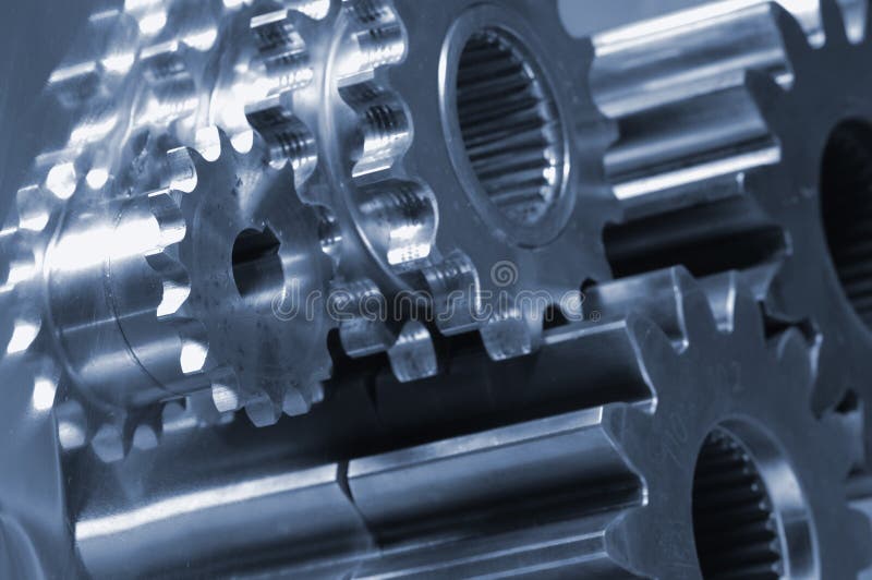 Mechanical parts idea stock photo. Image of three, gears - 796260