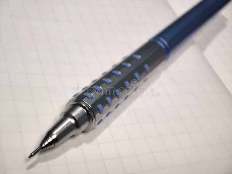 Mechanical Pencil Blue Open Notebook Stock Photos - Free & Royalty-Free ...