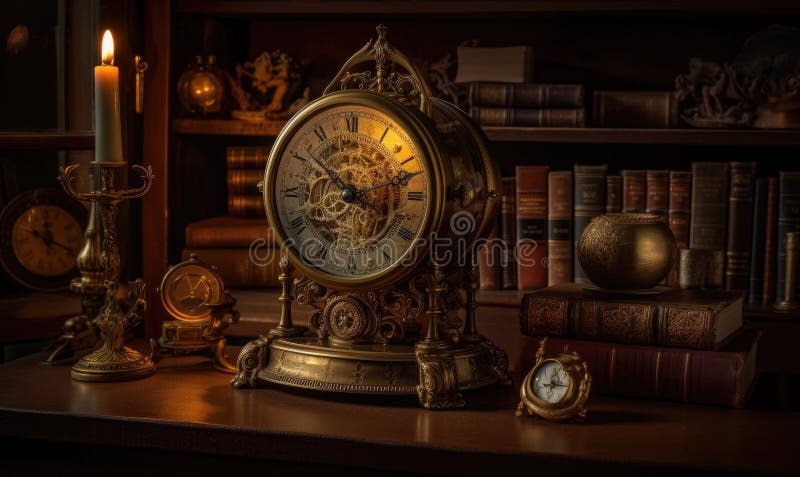 Mechanical Perfection Highly Detailed Clock Mechanism Captures the ...