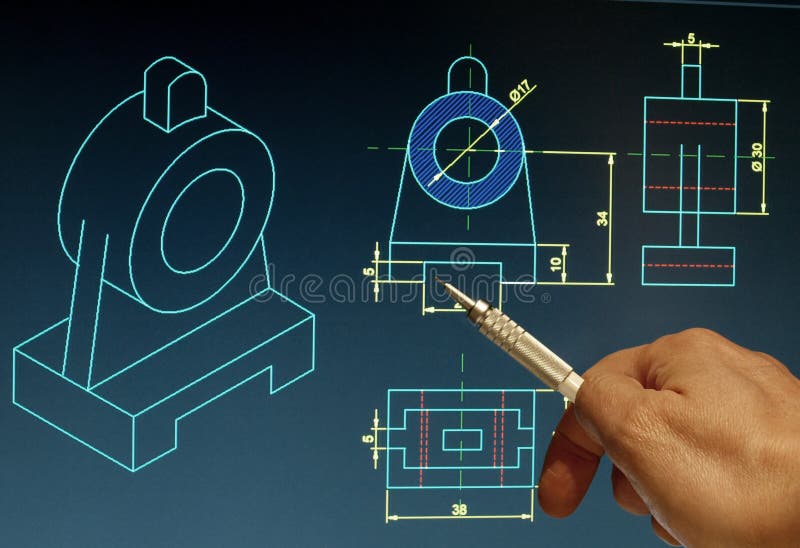 Mechanical piece design stock photo. Image of business - 272590492