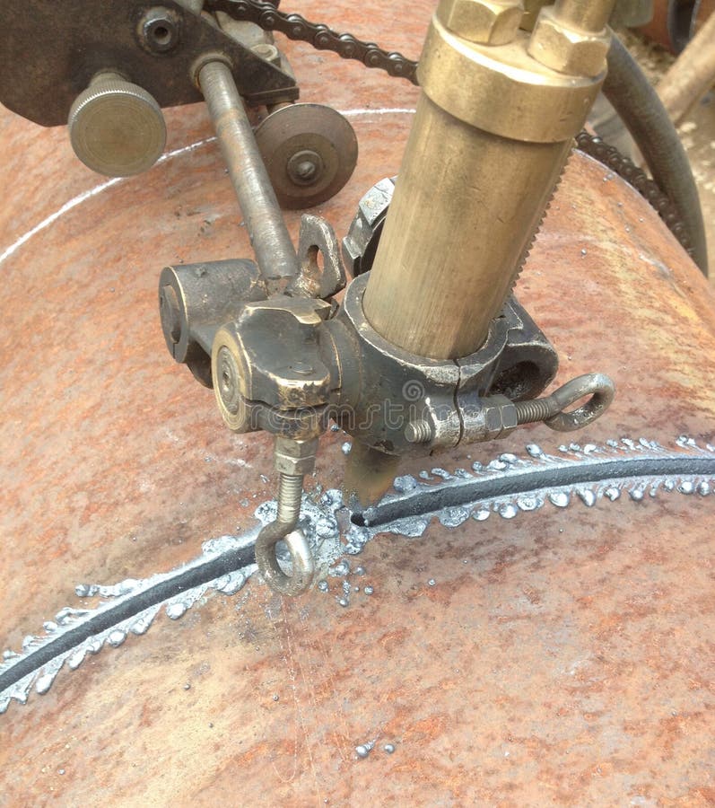 Mechanical Pipe Cutter for Gas Pipes Stock Image - Image of cutter ...