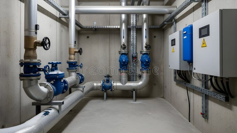 Mechanical Pipe Network Stock Illustrations – 1,160 Mechanical Pipe ...