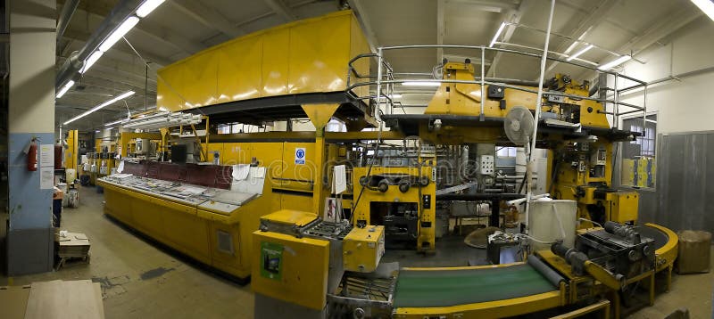 Mechanical printing press stock photo. Image of complex - 7017220