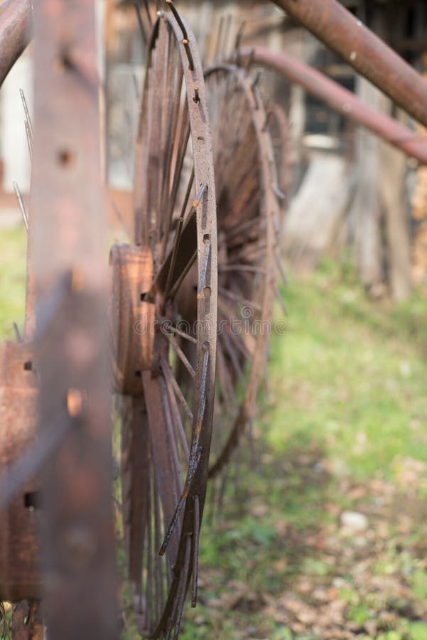 Mechanical rake stock image. Image of agriculture, industry - 101748469