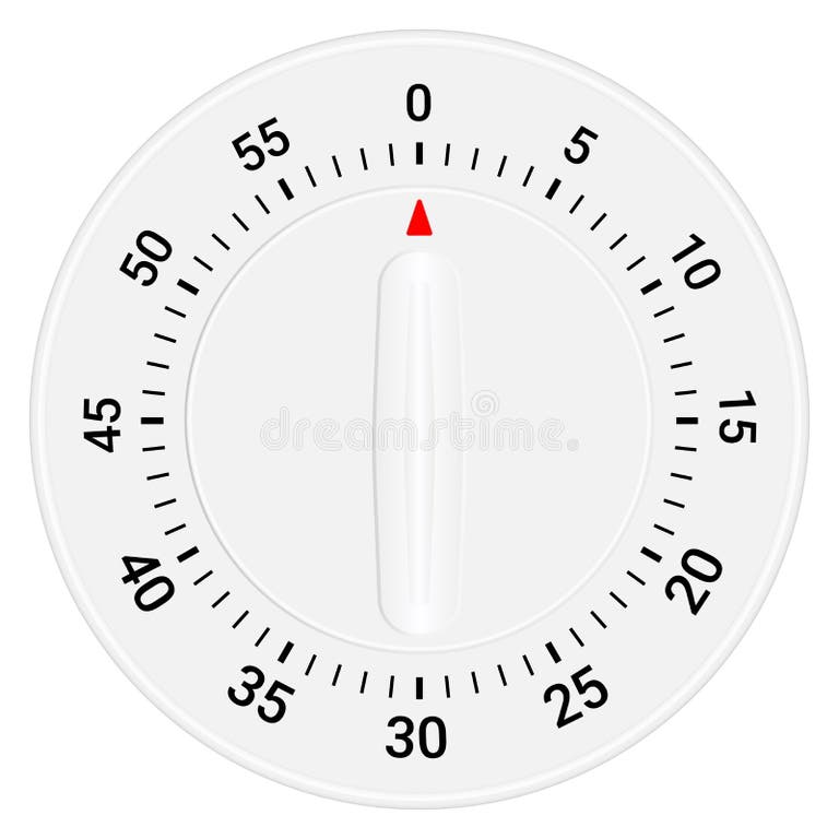 Kitchen timer stock vector. Illustration of timer, kitchen - 156836054