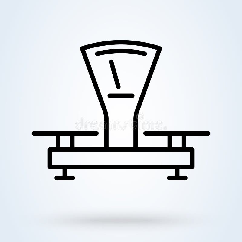 Scales Black Icon. Vector Scale Simple Illustration Stock Vector ...