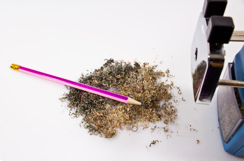 Mechanical Sharpener of Pencil Stock Photo - Image of sharpening, shave ...