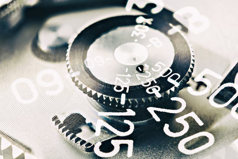 Mechanical Shutter Switch on Vintage Camera Stock Photo - Image of 35mm ...